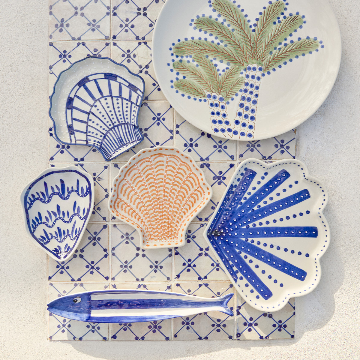 Samira Clam Shell Plate - Pillow Talk