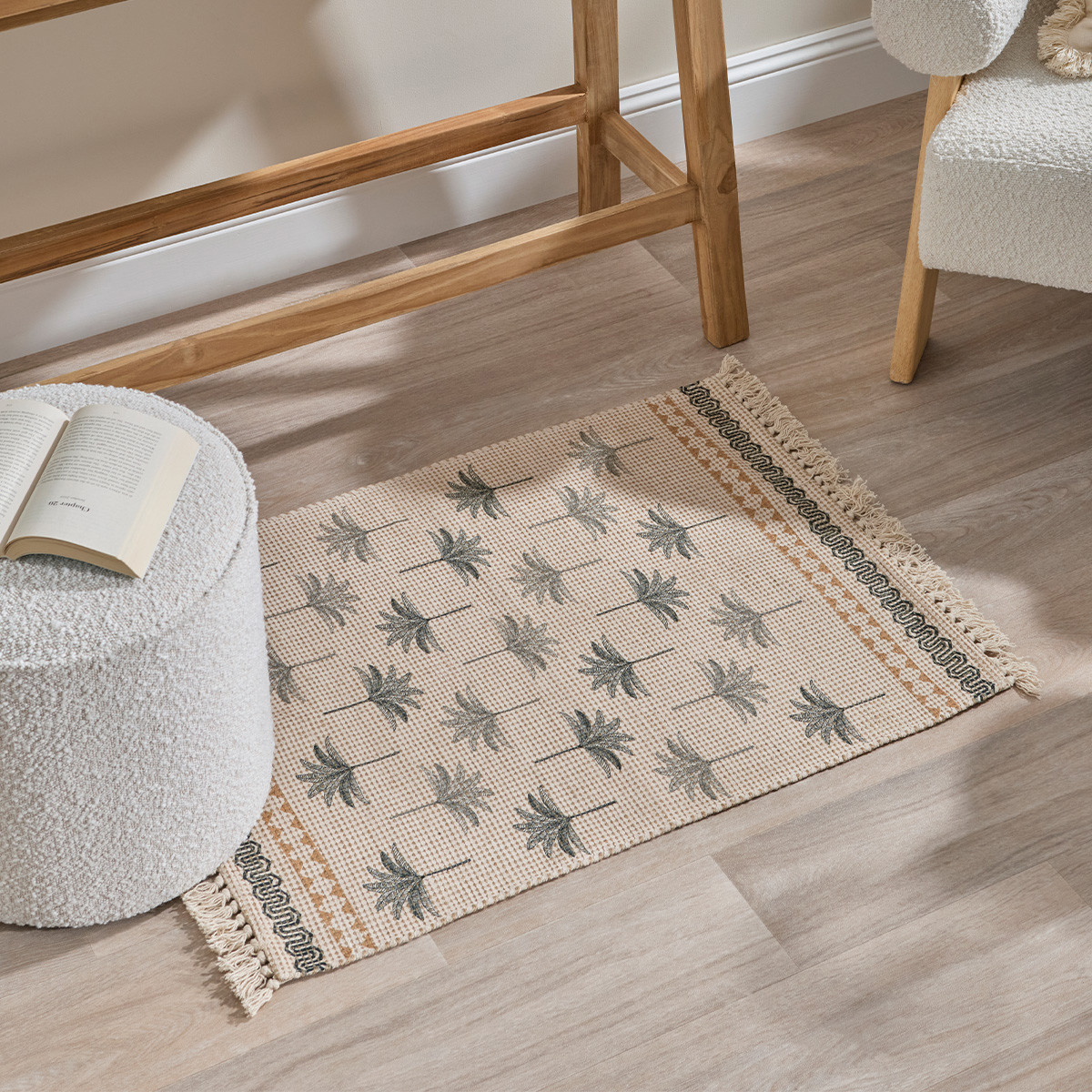 Bora Palm Indoor Mat - Pillow Talk