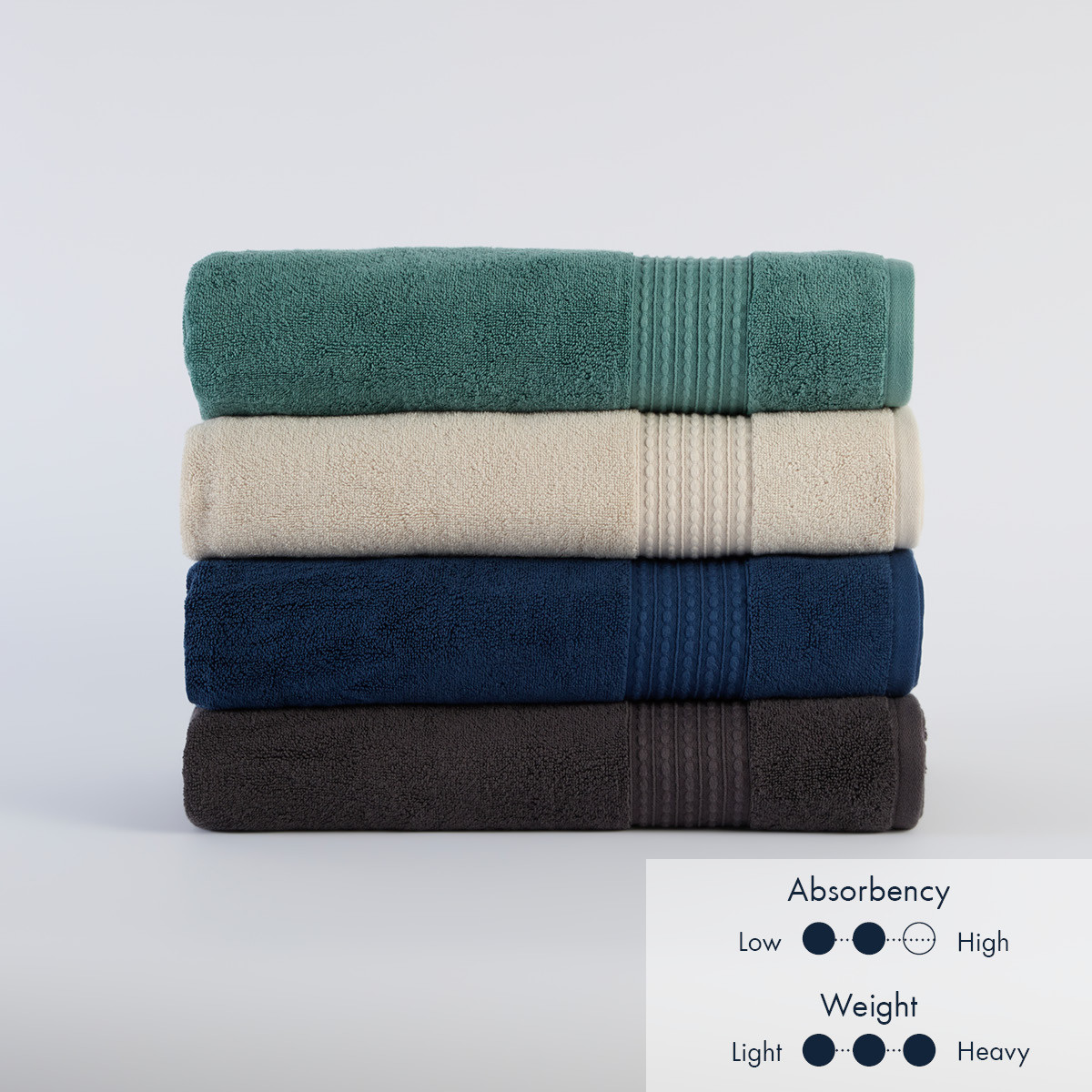 Clayton Cotton Extra Large Bath Sheet Range - Pillow Talk