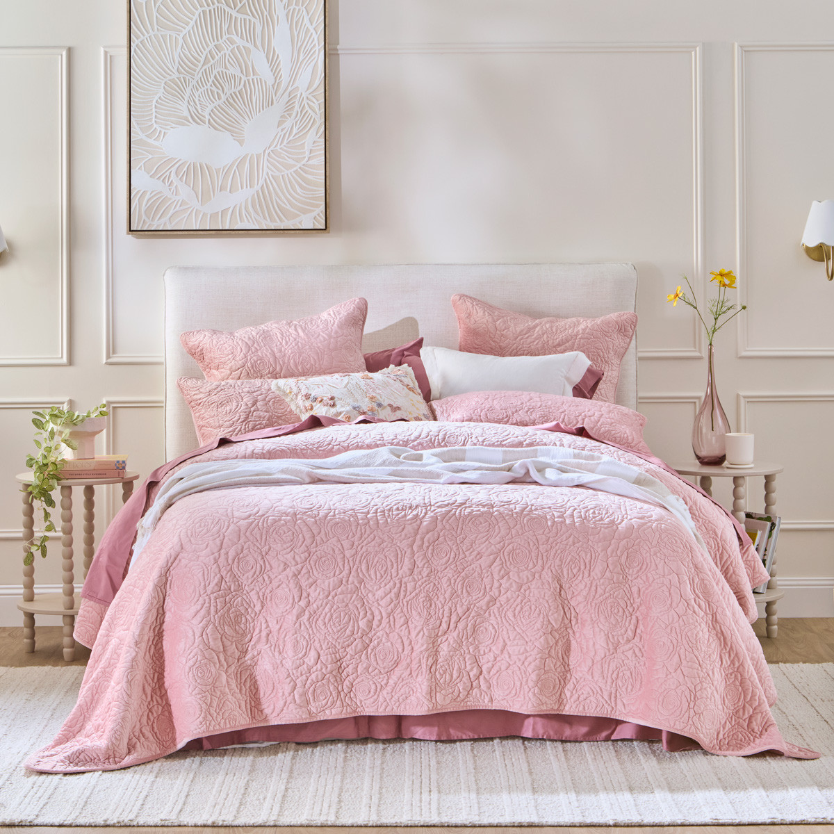 Zella Rose Coverlet Set - Pillow Talk