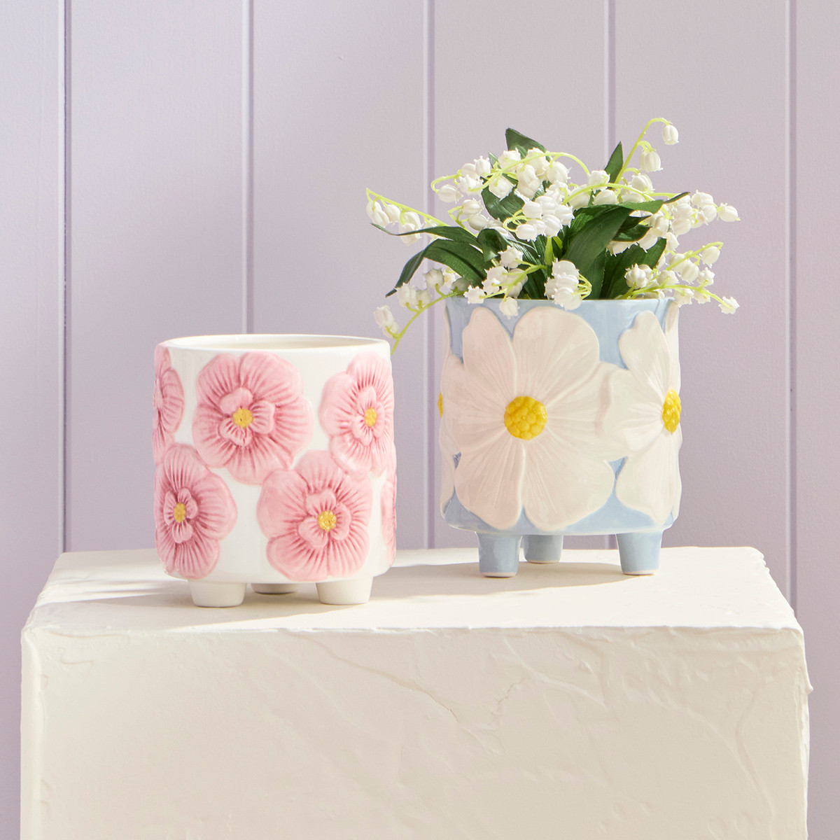 Flora Garden Planter - Pillow Talk