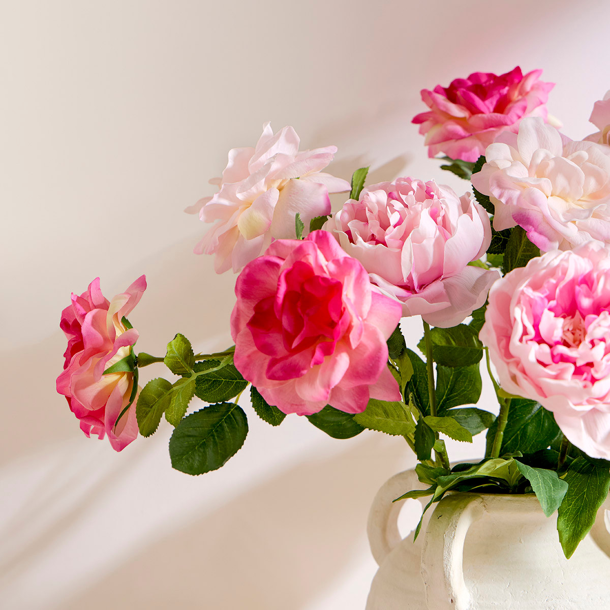 Annabelle Mixed Pink Artificial Flower Bouquet - Pillow Talk