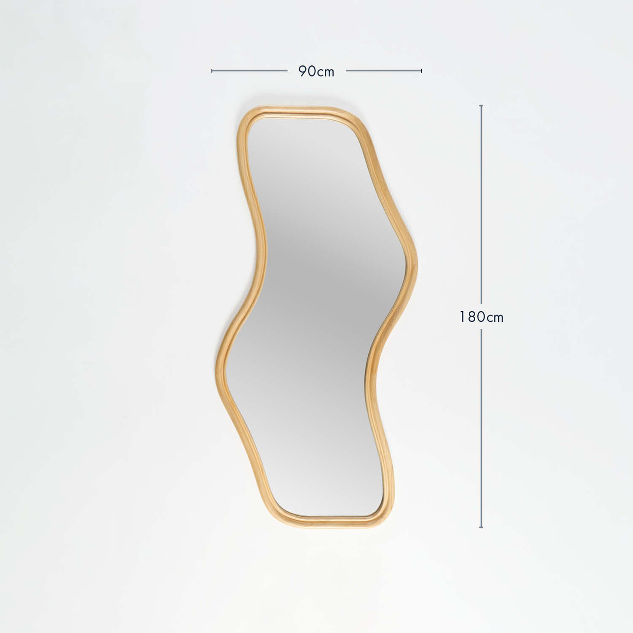 Willow Curve Floor Mirror - Pillow Talk