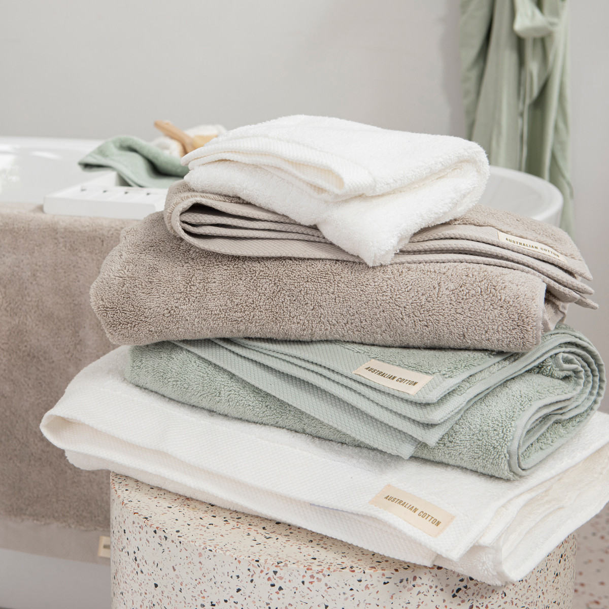 Australian Cotton Towel Range - Pillow Talk
