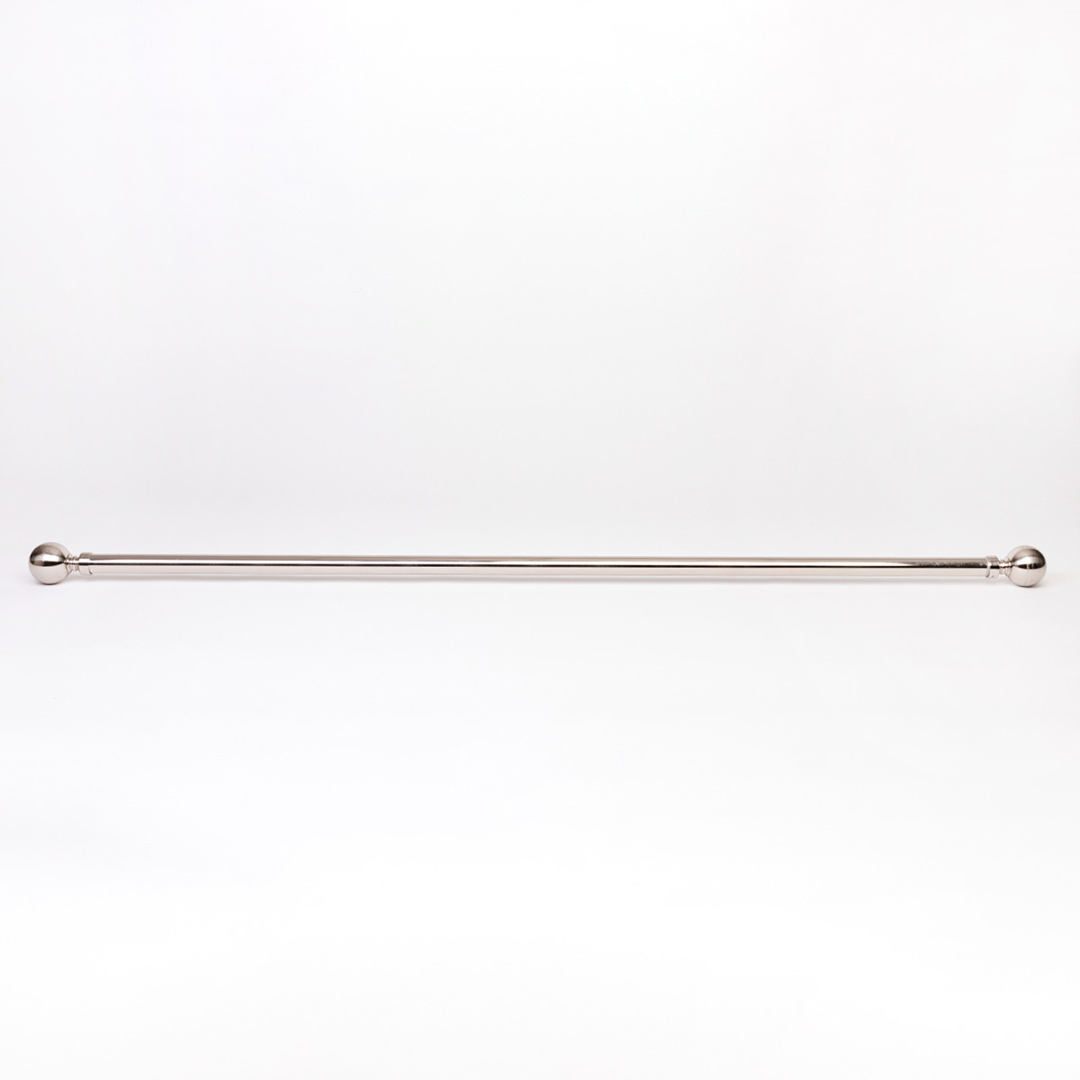 Bailey Extendable Brushed Chrome Rod Set - Pillow Talk