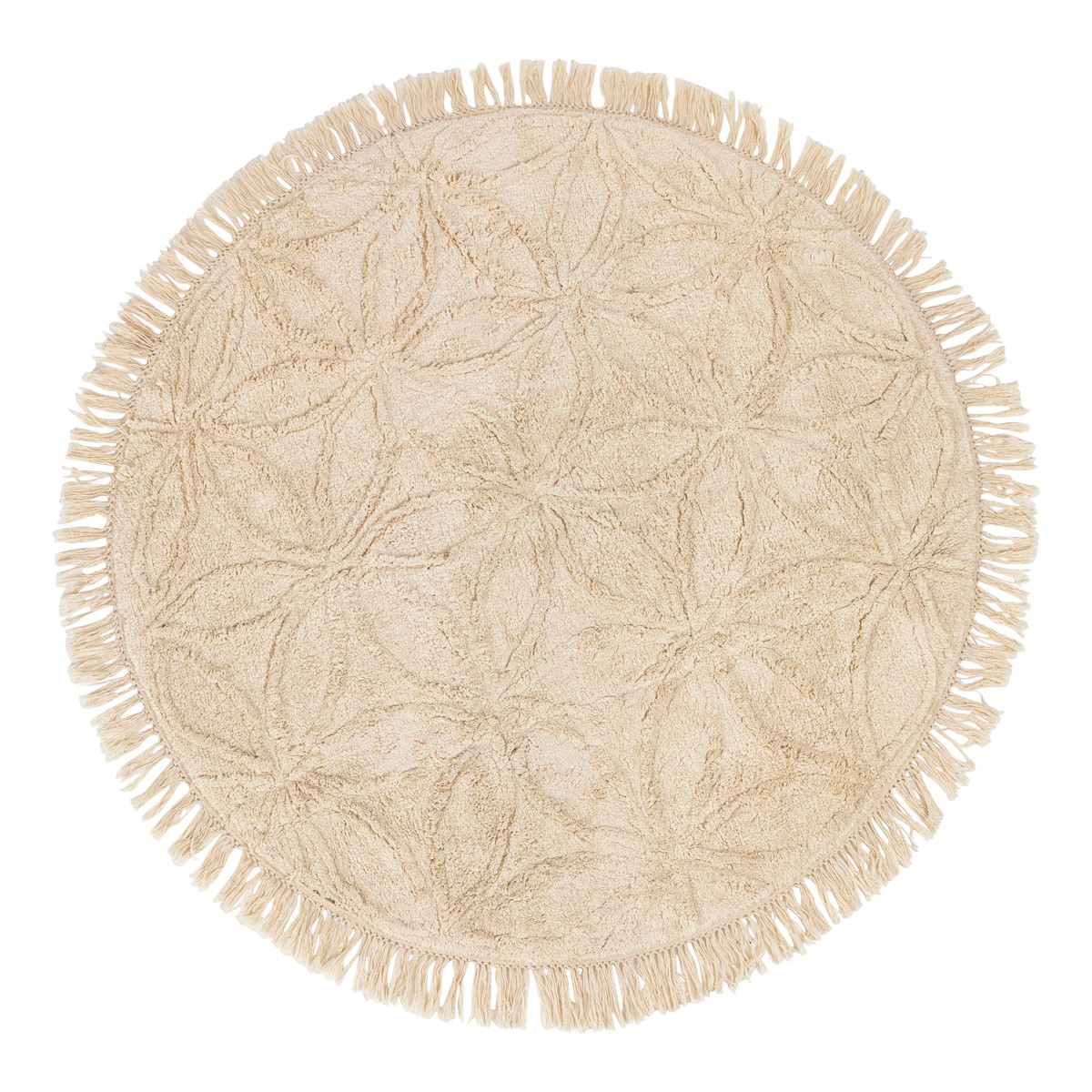 Daisy Round Floor Rug - Pillow Talk