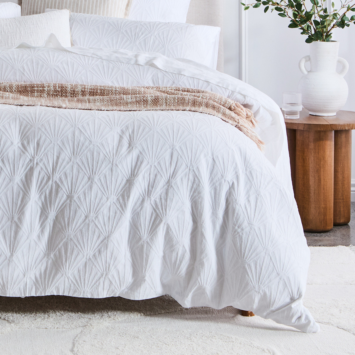 Cynthia Quilt Cover Set - Pillow Talk