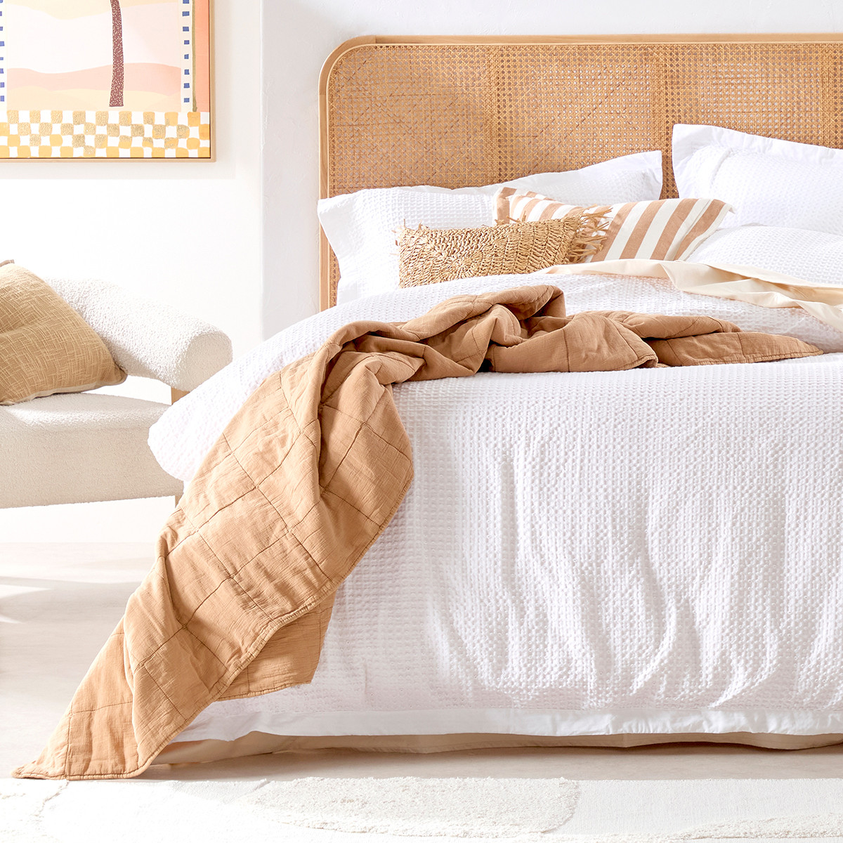 Addison Quilted Extra Large Throw - Pillow Talk