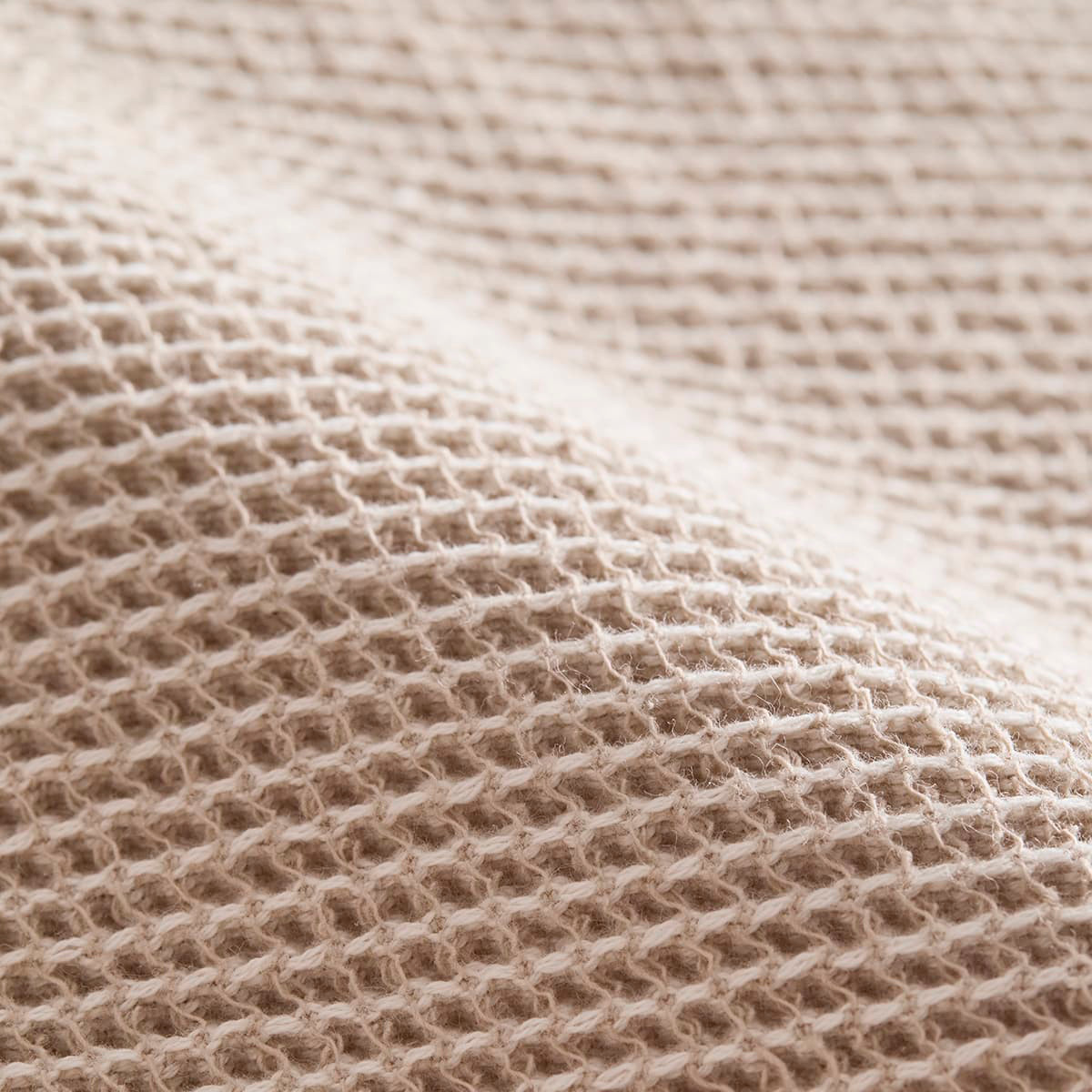 Haven 300gsm Cotton Waffle Blanket - Pillow Talk