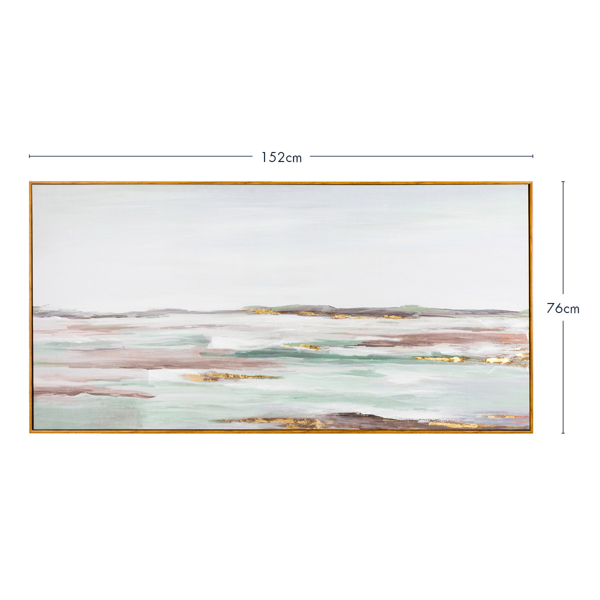 Brae Framed Canvas Wall Art - Pillow Talk