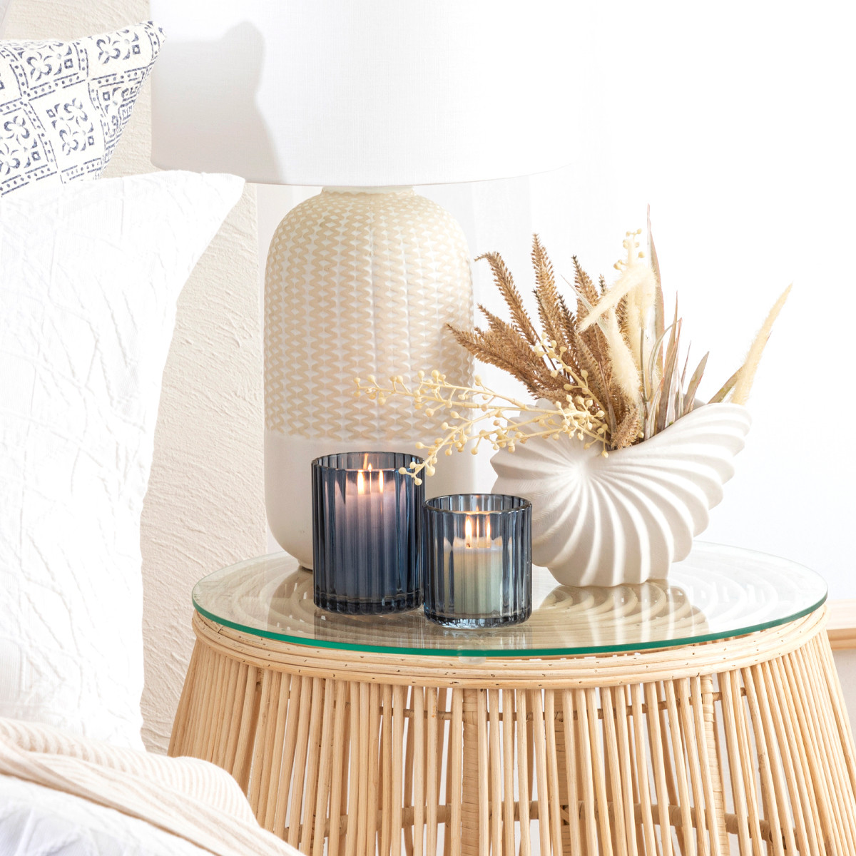 Nautilus Matte White Shell Bowl - Pillow Talk