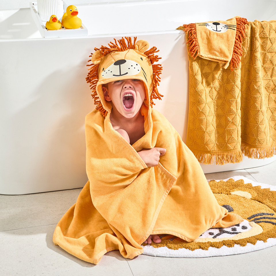 Kids Lion Hooded Towel - Pillow Talk