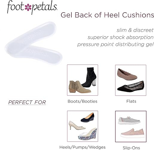 Back of Heel Cushions - Gel - Great for Heels and Flats - Fancy Feet by ...