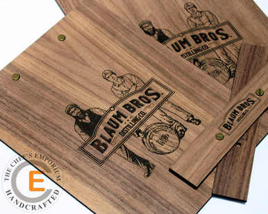 WALNUT Wood Menu Holder / Menu Board