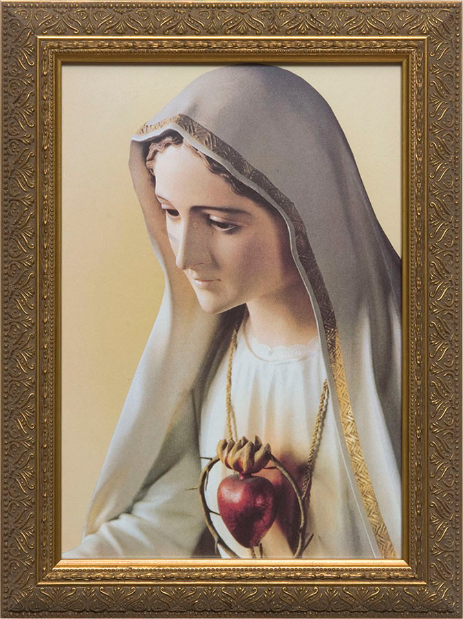Our Lady of Fatima Framed Art - Nelson Gifts Wholesale