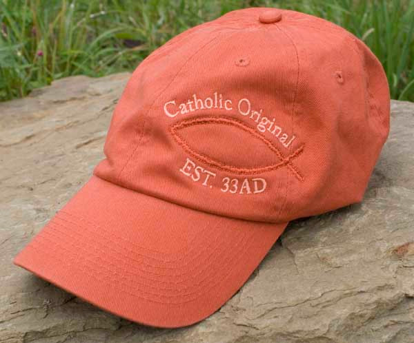 Catholic Original Fish Twill Hat - Nelson Gifts Wholesale