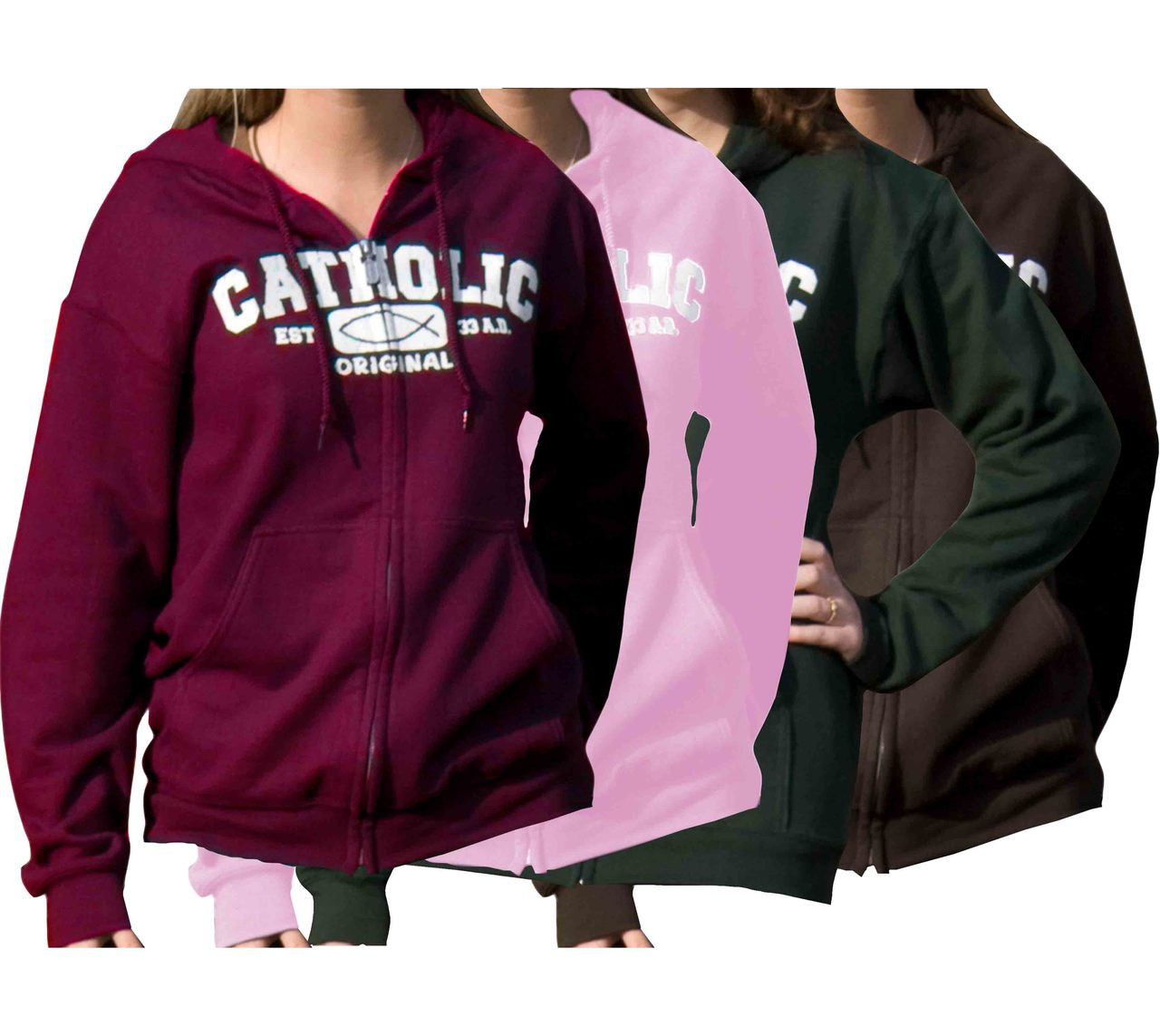 Catholic Original Zipper Hoodie - Nelson Gifts Wholesale
