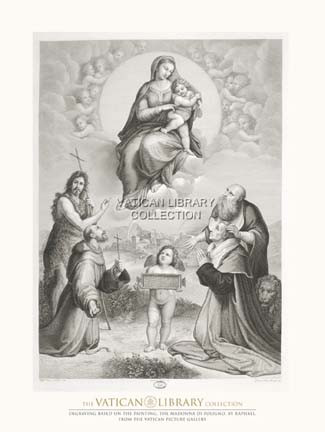 The Madonna di Foligno Paper Print - Nelson Gifts Wholesale