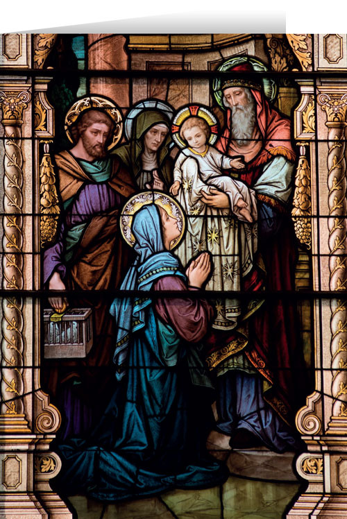 Presentation Stained Glass Christmas Cards (25 Cards) - Nelson Gifts ...