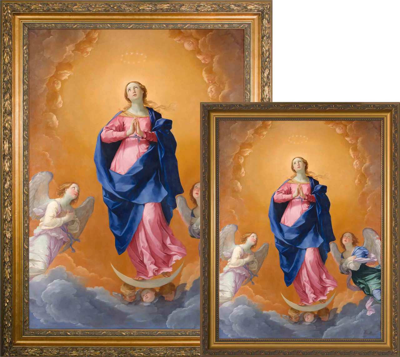 The Immaculate Conception by Guido Reni - Gold Framed Art - Nelson ...