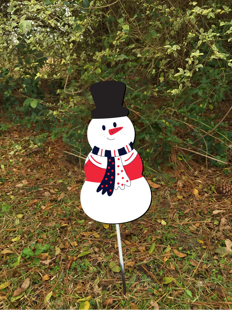 Outdoor Metal Art 10'' Snowmen - Nelson Gifts Wholesale