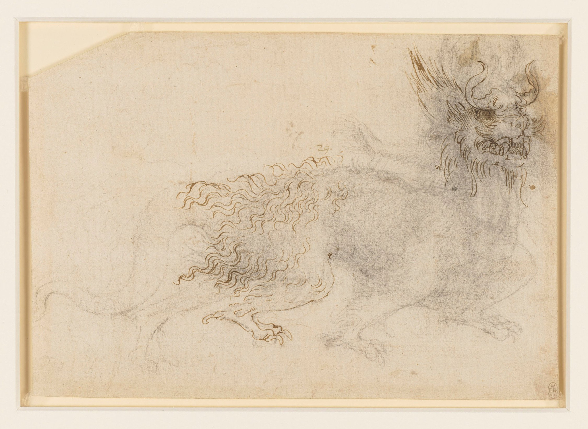 Study of a Dragon Costume - Leonardo Da Vinci - Nelson Gifts Wholesale