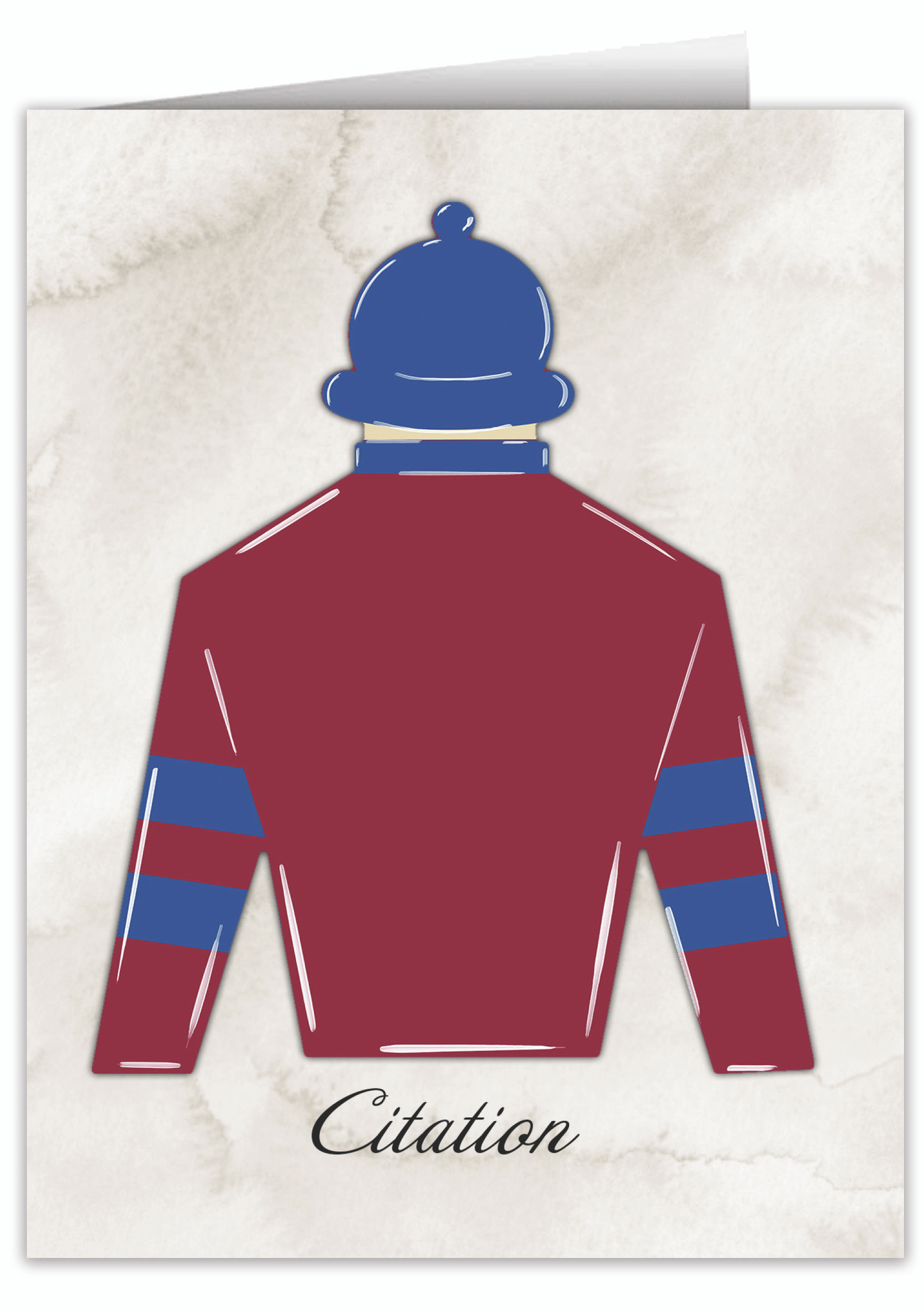 Citation Silk Jockey Note Card
