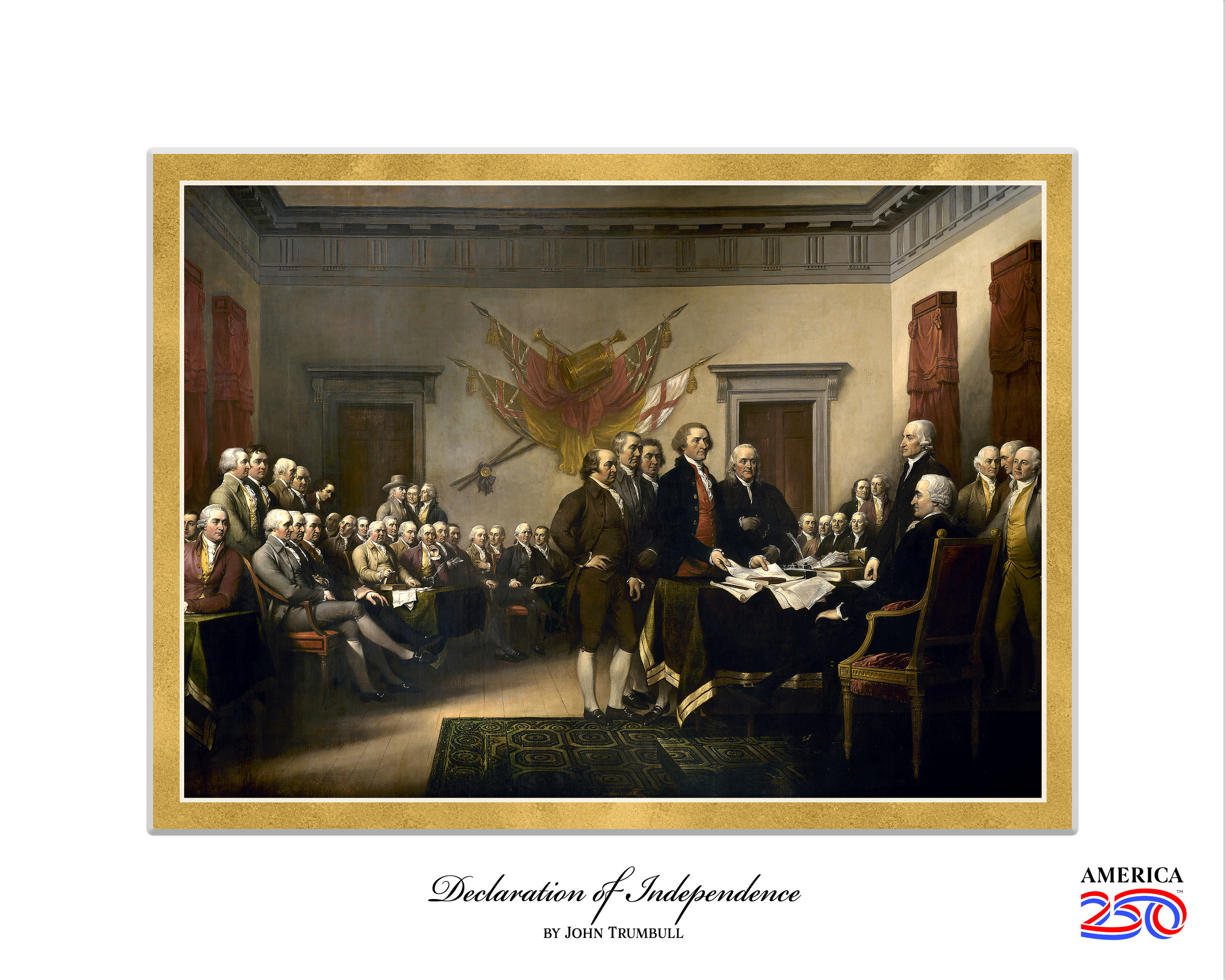 Declaration of Independence Print (Painting) - Nelson Gifts Wholesale