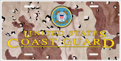 Coast Guard License Plate - Nelson Gifts Wholesale