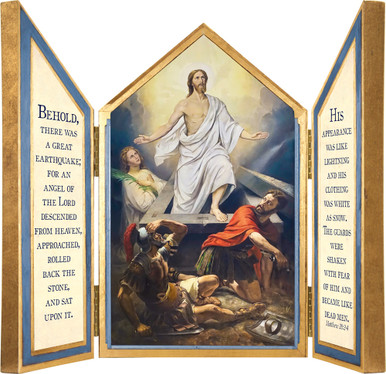 Resurrection Triptych Plaque - Nelson Gifts Wholesale
