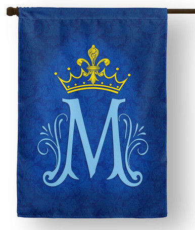 Marian Symbol Outdoor House Flag