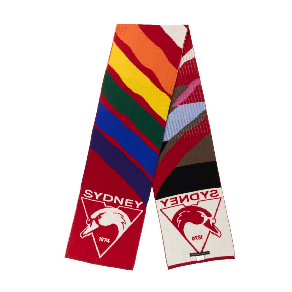 Sydney Swans Progress Pride Wool Scarf - Swanshop