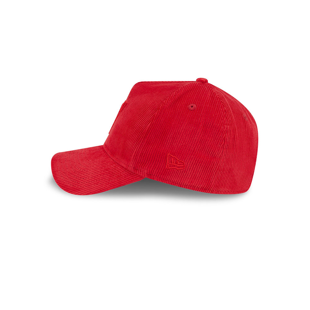 Sydney Swans 2026 New Era 9Forty A-Frame Cord Tonal Cap Red - Swanshop