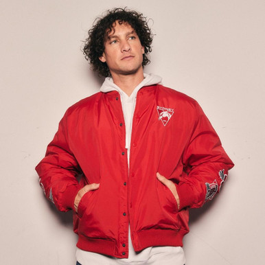Sydney Swans W25 Mens Graphic Patch Bomber Jacket - Swanshop