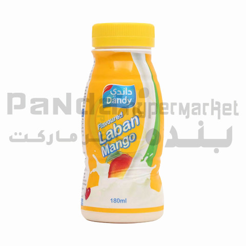 Dandy Flavored Laban Mango 180ml - Panda.qa