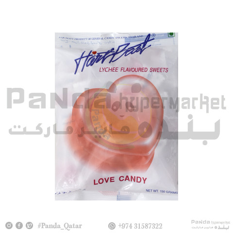 Hartbeat Candy Lychee 150Gm - Panda.qa