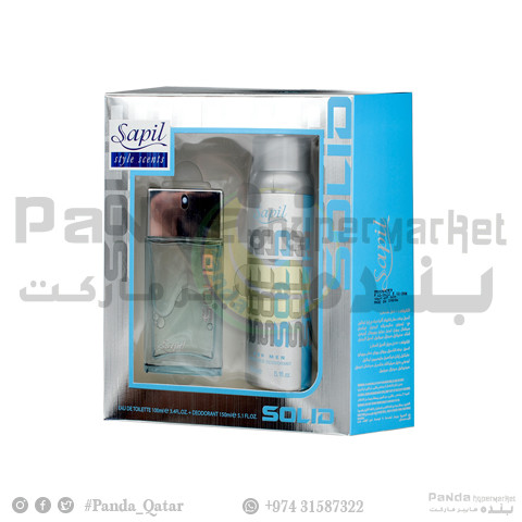 Sapil Solid Perfume 100Ml +Deo150Ml - Panda.qa