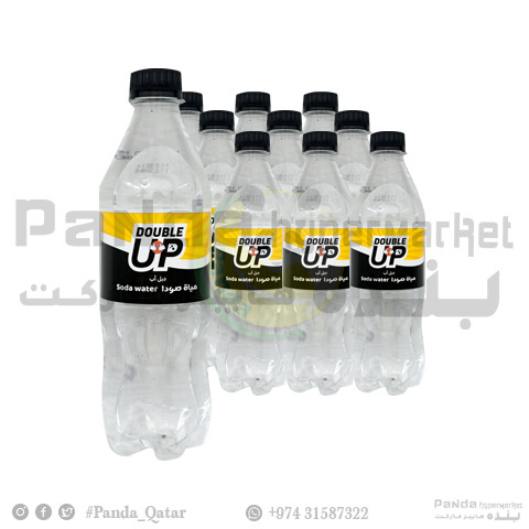 Double Up Soda Water 500mlX12Pcs - Panda.qa
