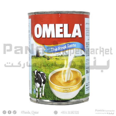 Omela Evaporated Milk 405gm - Panda.qa