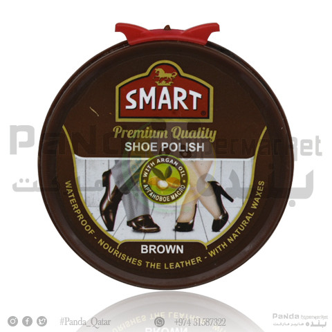 Smart Paste Shoe Polish Brown 50Ml - Panda.qa