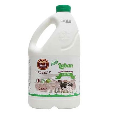 Baladna Fresh Laban Full Fat 2L - Panda.qa