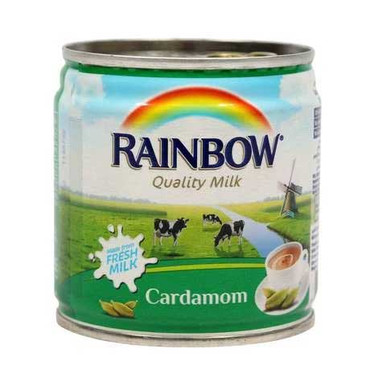 Rainbow Evaporated Milk Cardamom 170g - Panda.qa