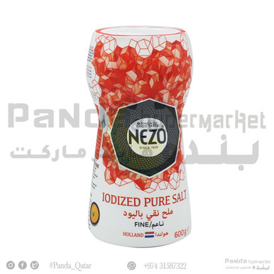 Nezo Salt Plastic Jar 600gm - Panda.qa