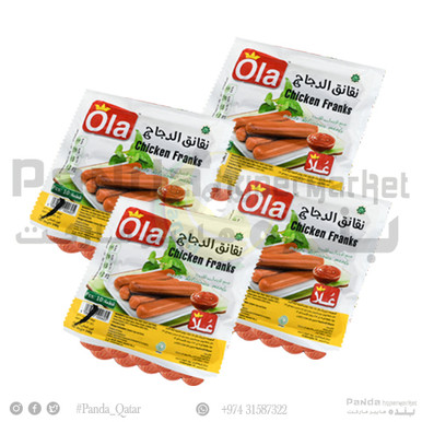 OLA CHICKEN FRANKS 340G X 4 - Panda.qa