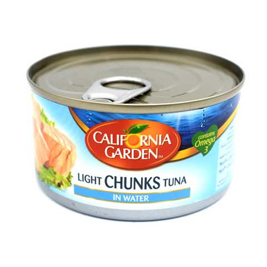 California Garden Light Tuna Chunk In Brine 185gm - Panda.qa