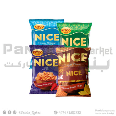 Kitco Nice Potato Chips Assorted 80GmX4Pcs - Panda.qa