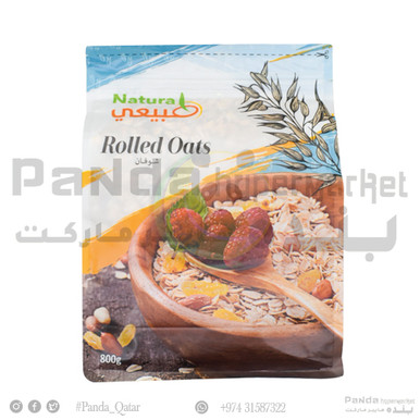 Natural Rolled Oats 800Gm - Panda.qa