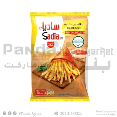 Sadia French Fries 6/6 2.5kg - Panda.qa