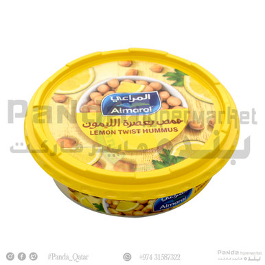 Almarai Lemon Twist Hummus 250gm - Panda.qa