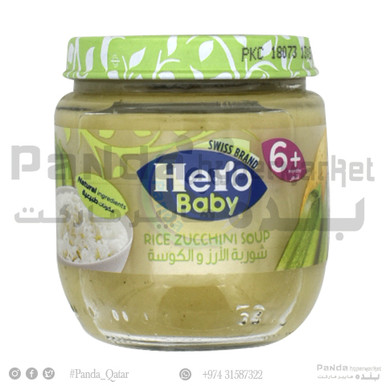 hero Baby Food Rice&Zucchini 120gm - Panda.qa